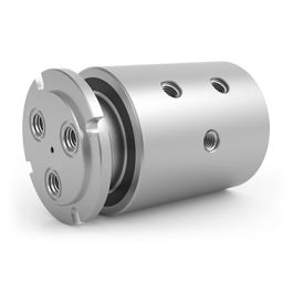 GPS-530, 3-Passage Rotary Union, 3/4"-14 NPT Connections, Stainless Steel